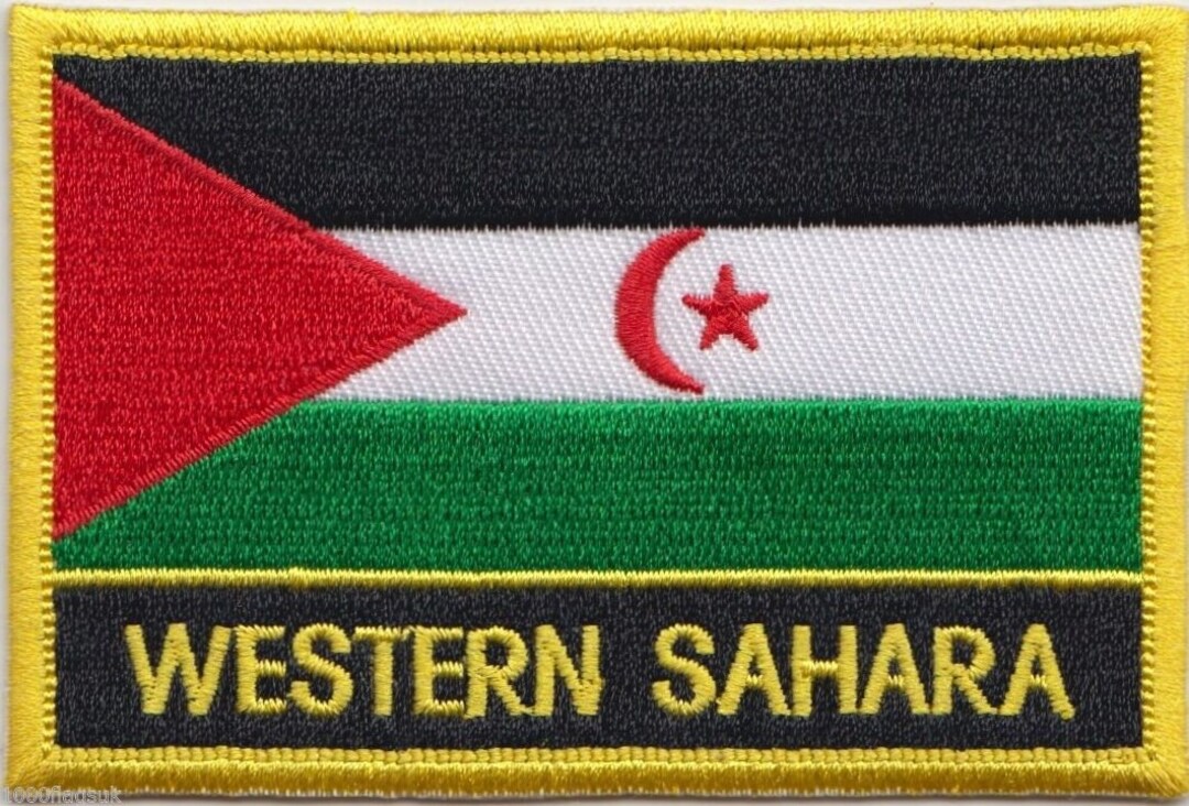 Sahrawi Arab Democratic Republic Flag Rectangular Embroidered Patch - Etsy
