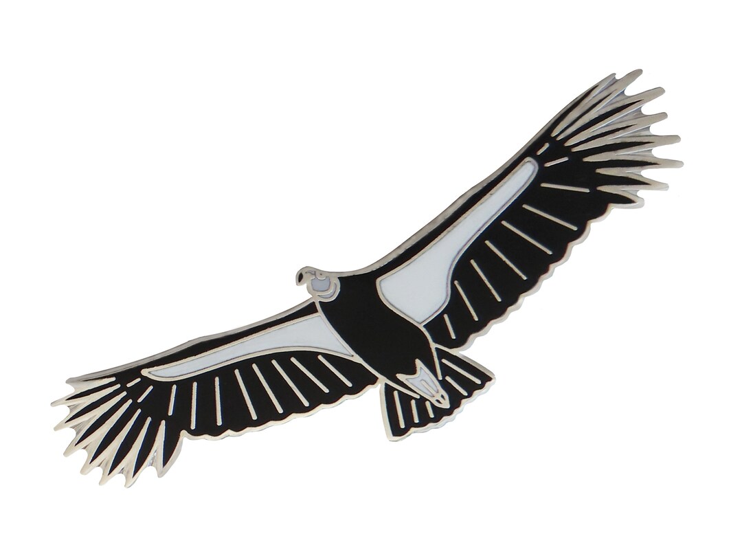 California Condor Bird Pin Badge - Etsy