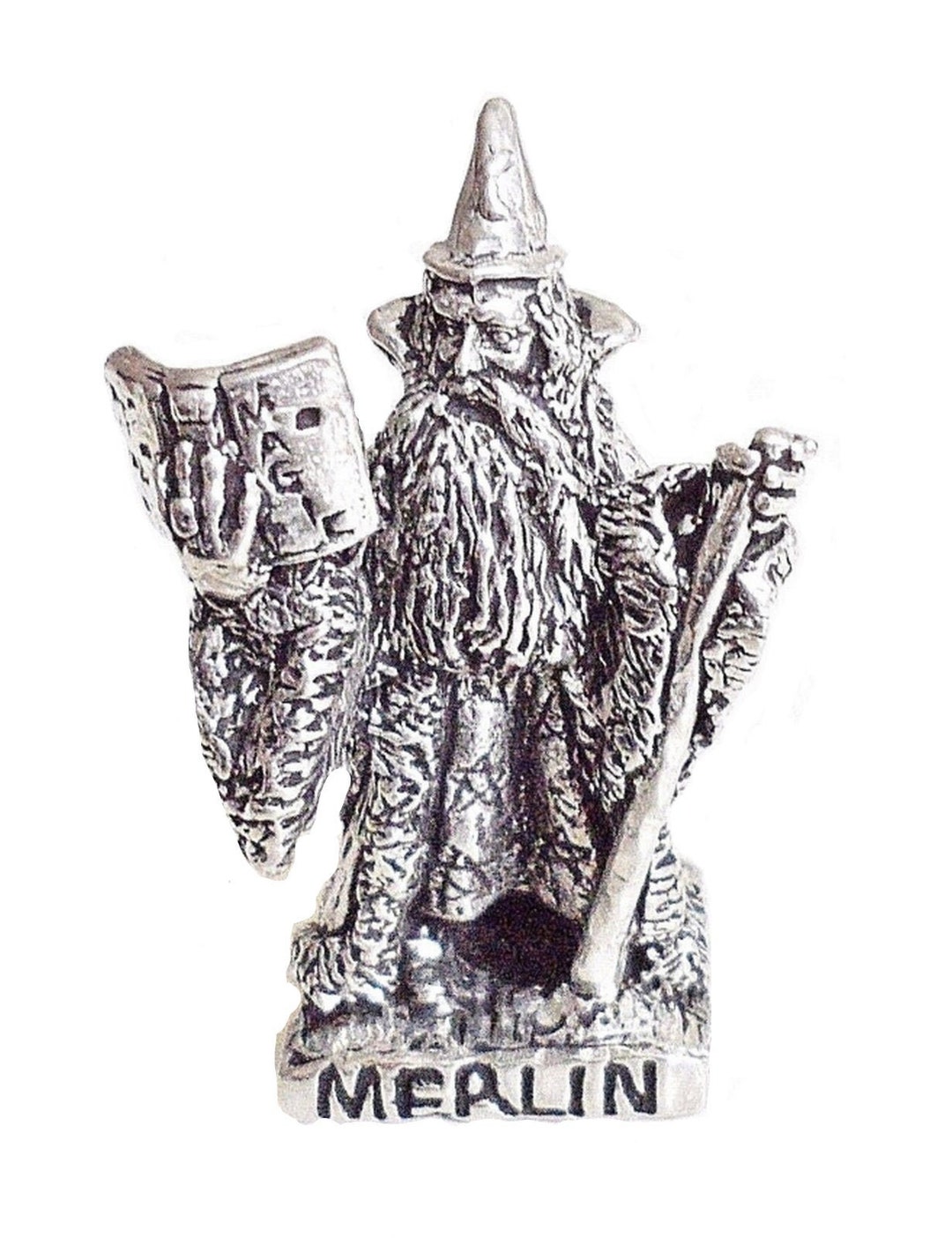 Merlin the Wizard Solid Pewter Ornament - Hand Made in Cornwall - Etsy