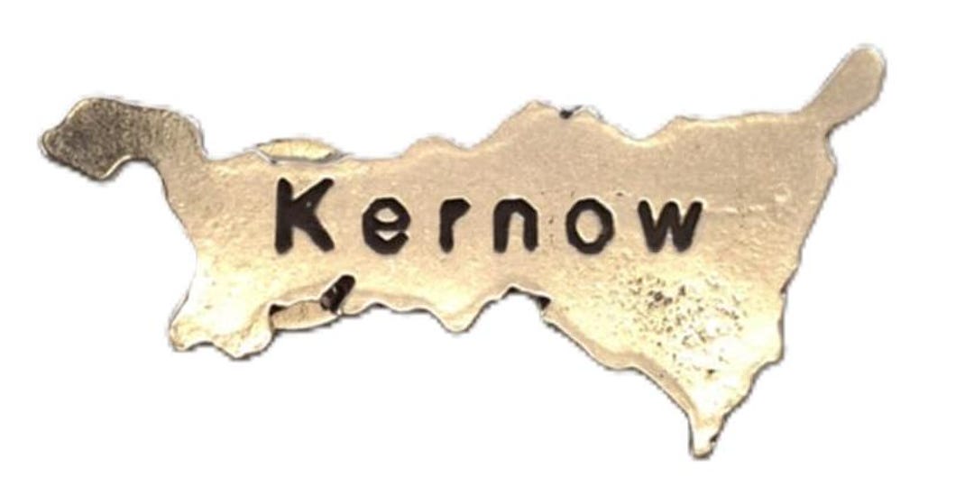 Cornwall Kernow County Map Pewter Pin Badge - Hand Made in Cornwall - Etsy