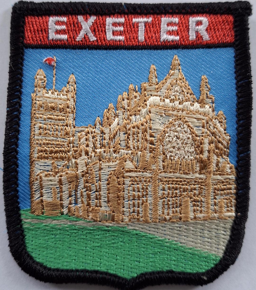 Exeter City Devon Embroidered Patch - Etsy