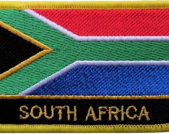 South Africa Flag Embroidered Patch - Etsy
