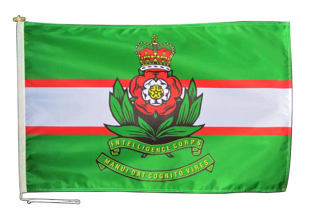British Army Flag - Intelligence Corps - Hand Made in the UK - Various ...