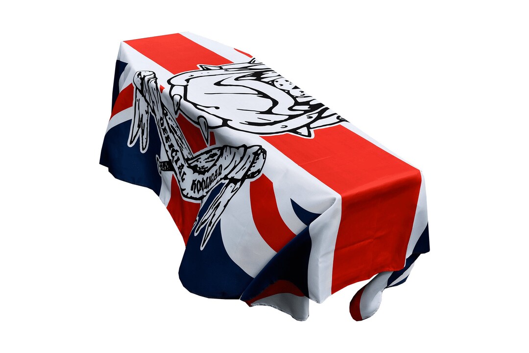 British Bulldog Coffin Drape Flag - Quick Dispatch - Etsy