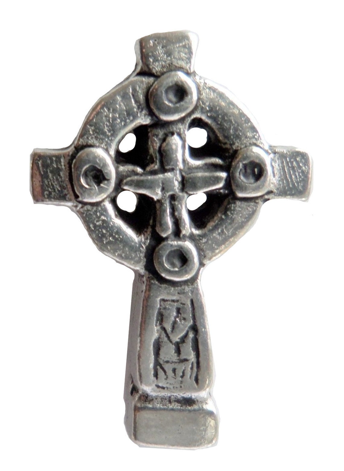 Celtic Cross Small Pewter Pin Badge Hand Made in Cornwall - Etsy