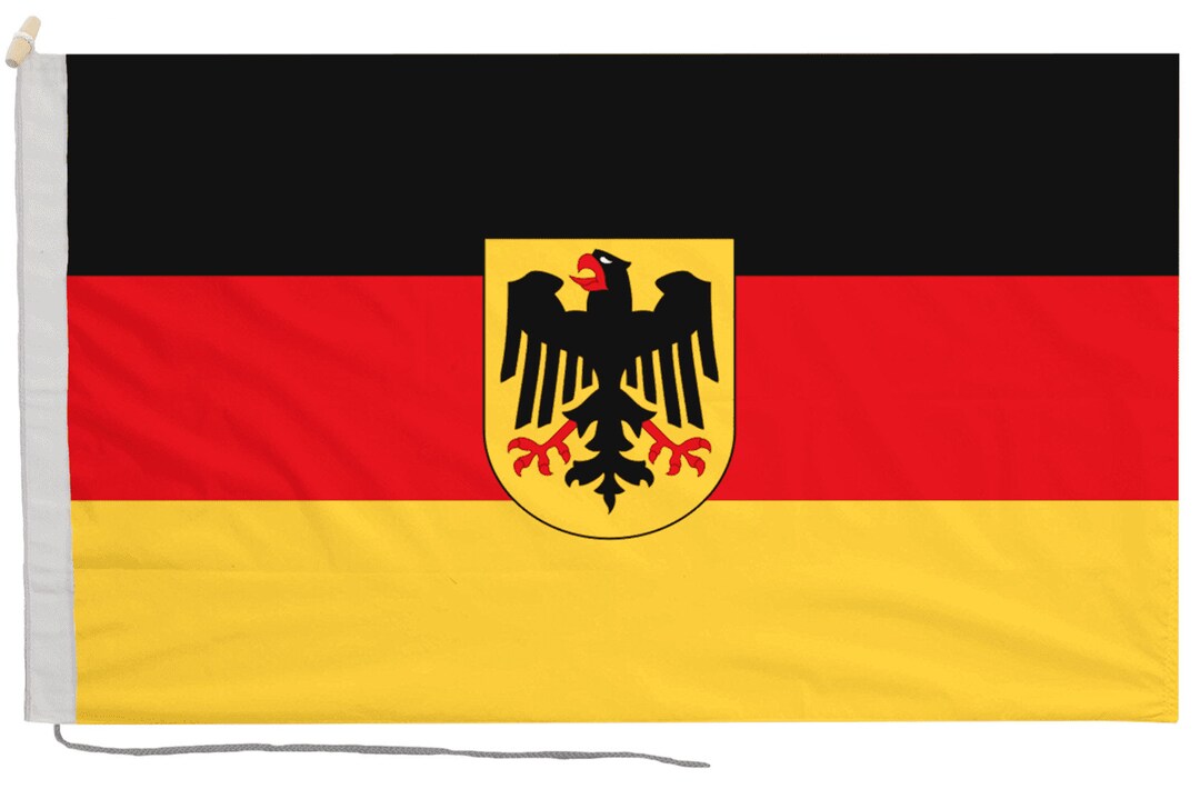 Germany State Flag With Eyelets or Rope and Toggle - Hand Made in the ...