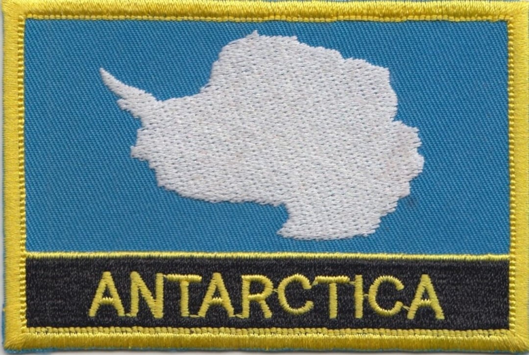 Antarctica Flag Rectangular Embroidered Patch - Etsy