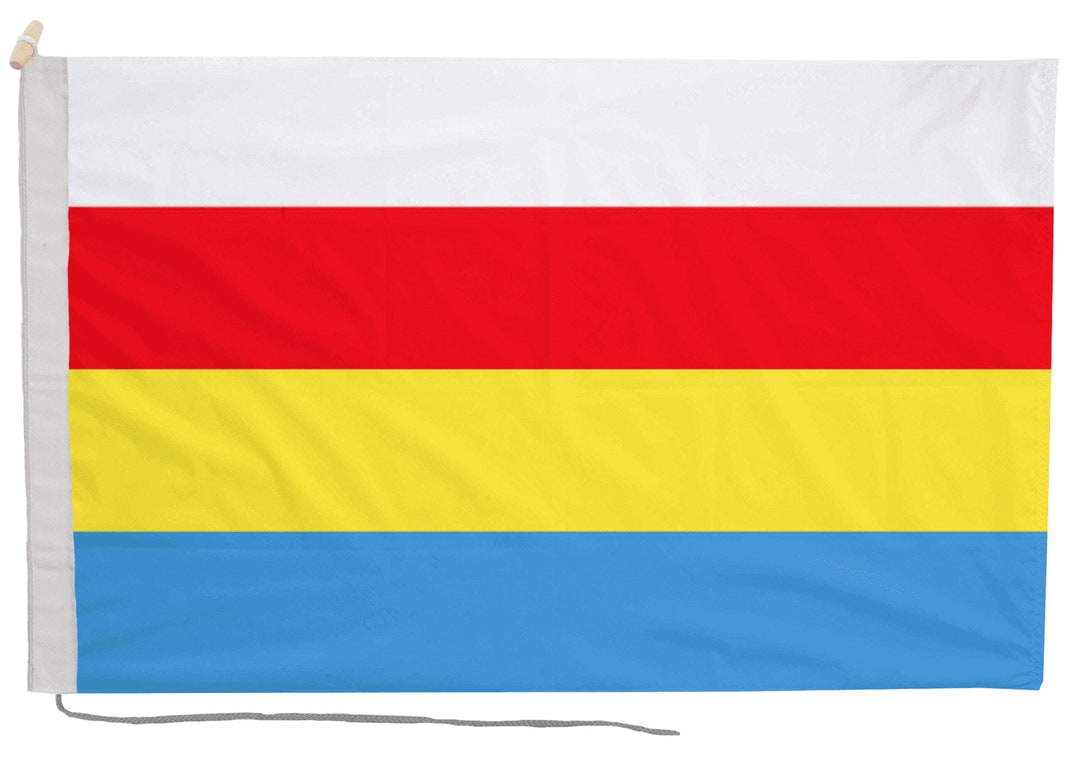 Podlachia Flag With Eyelets or Rope and Toggle - Hand Made in the UK - Etsy