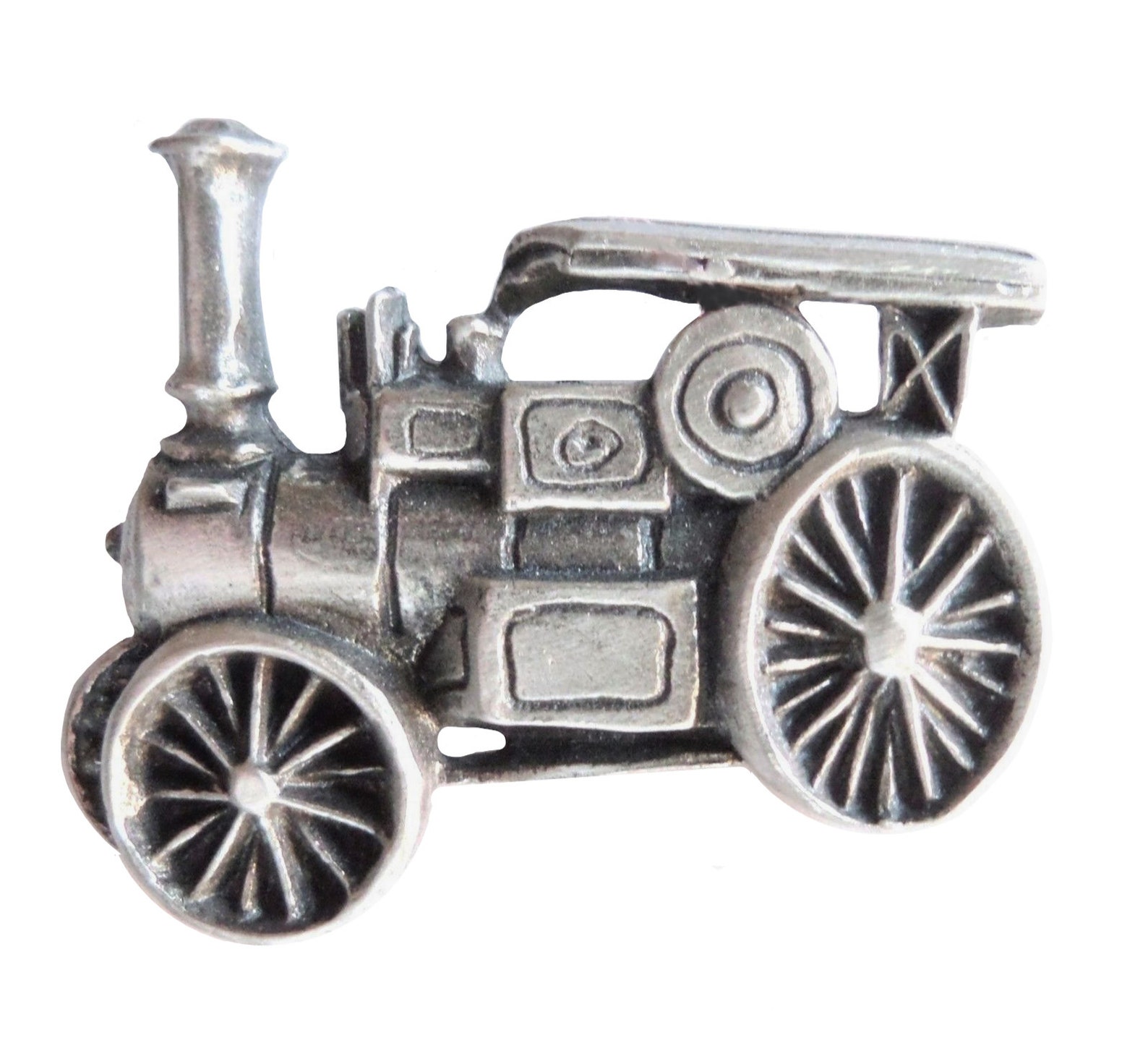 Steam Traction Engine Pewter Pin Badge - Hand Made in the United ...
