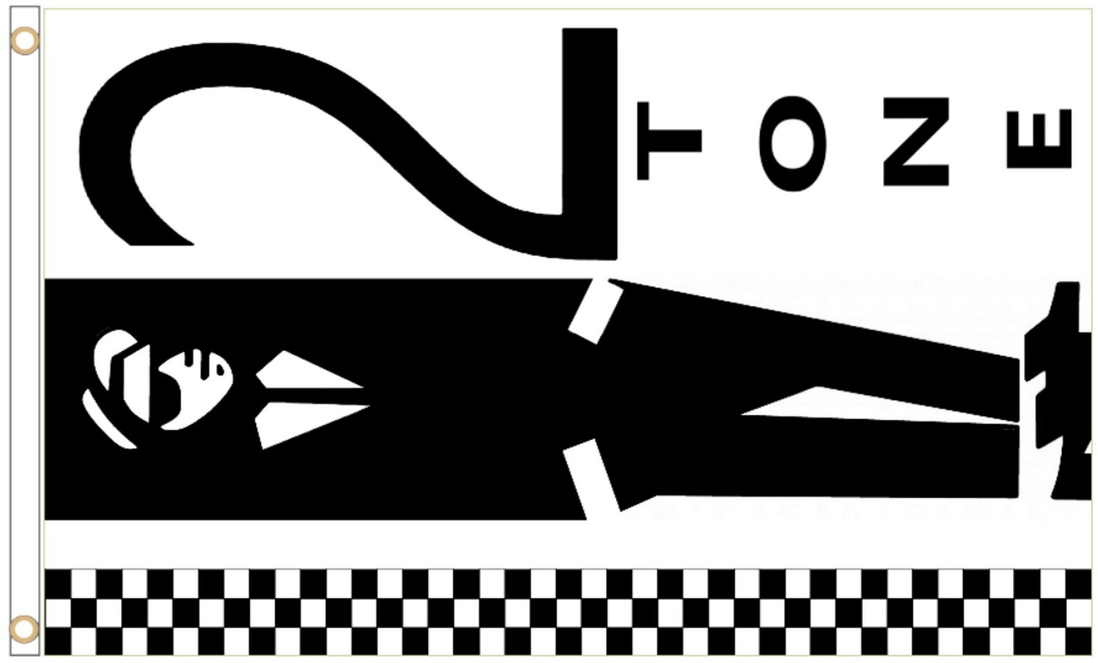 Ska 2 Tone 3'x5' Flag - Etsy