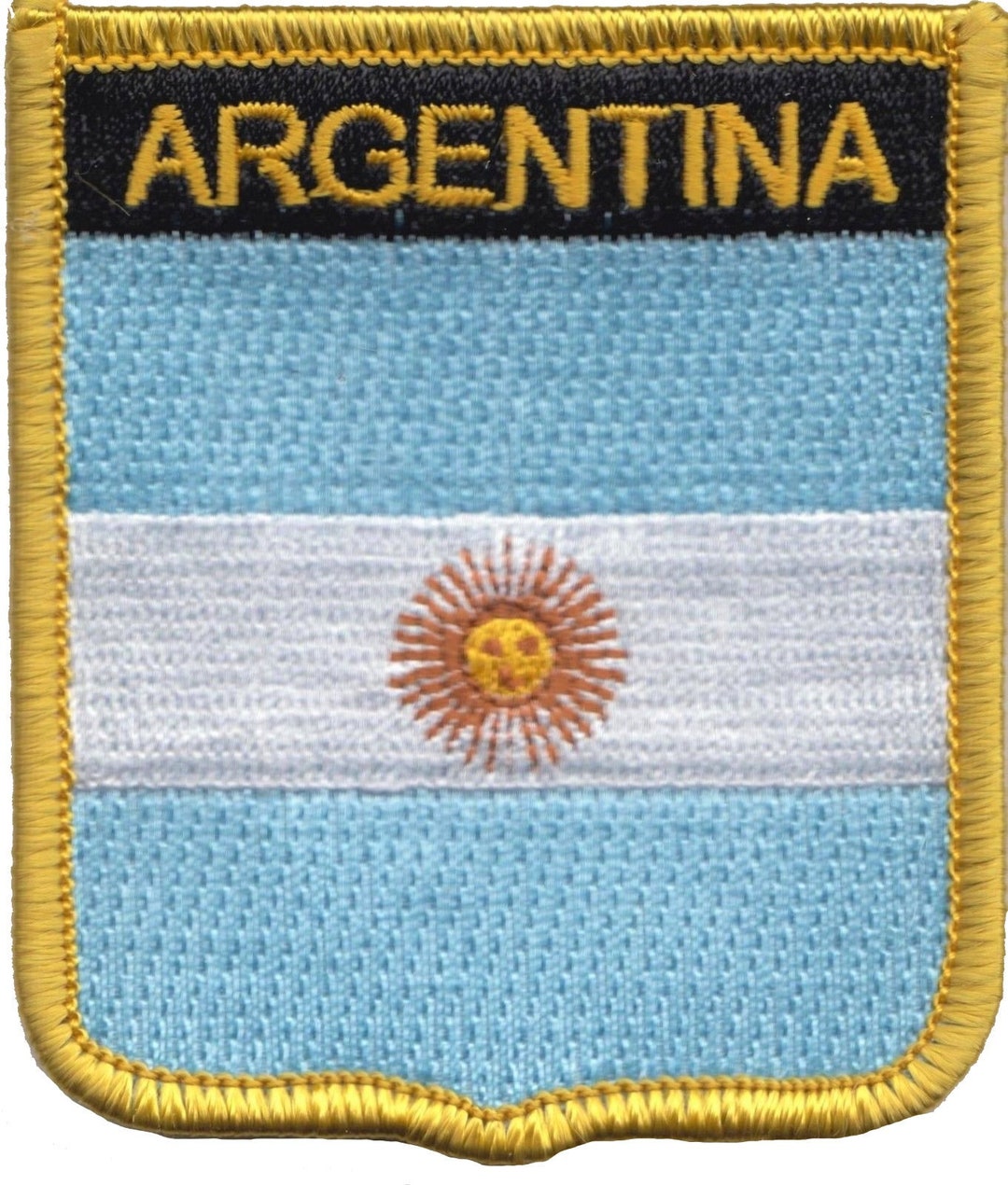 Argentina Shield Embroidered Patch - Etsy