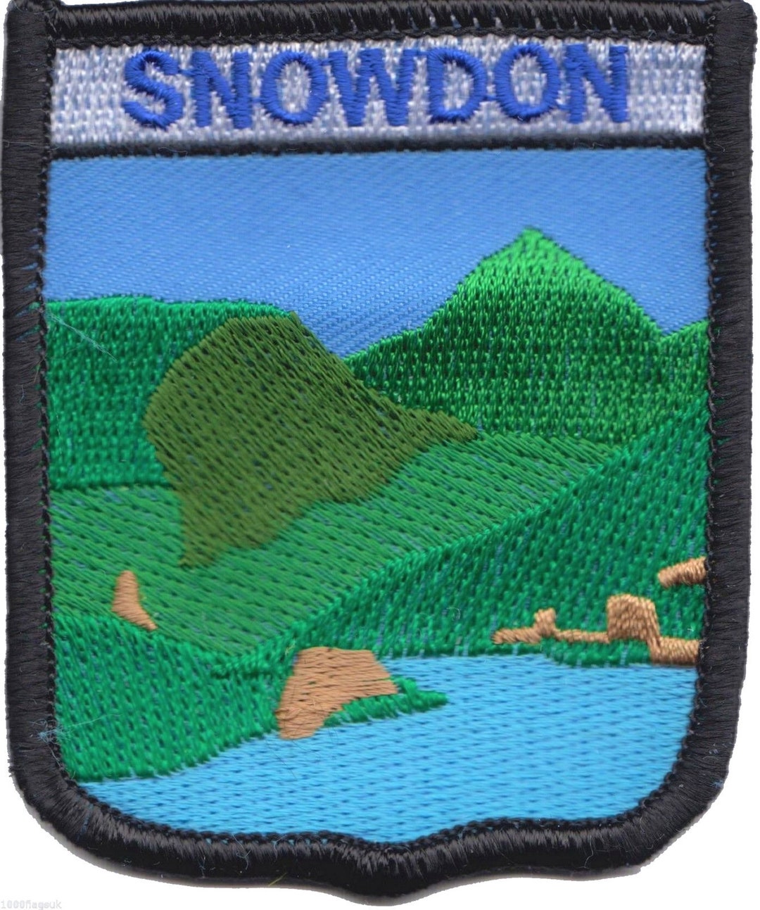 Mount Snowdon Snowdonia National Park Embroidered Patch - Etsy