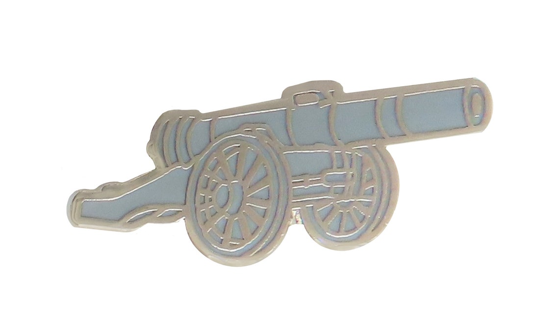 Cannon Tiny Pin Badge | Etsy