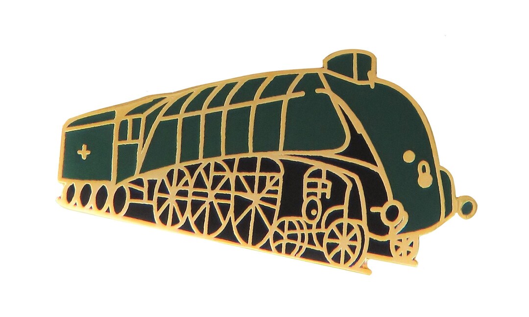 The Elizabethan Train Steam Locomotive LNER Pin Badge - Etsy UK