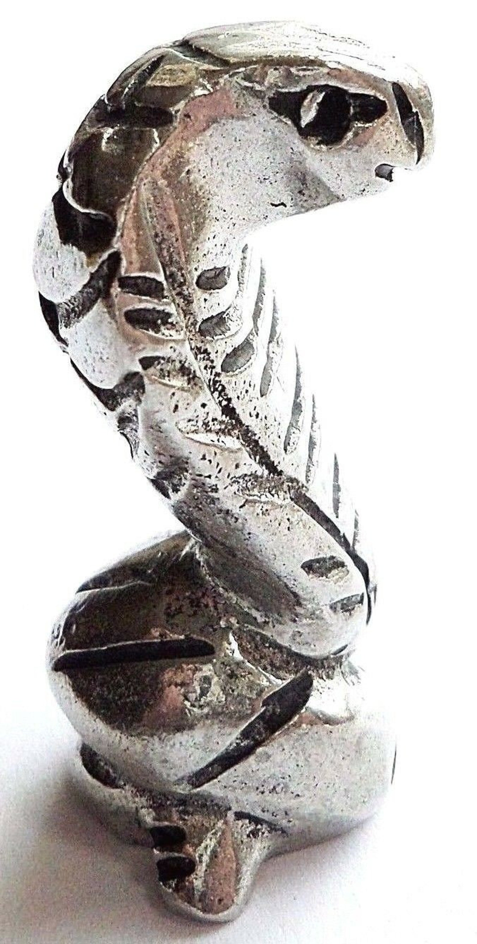 Cobra Snake Solid Pewter Ornament Hand Made in Cornwall - Etsy