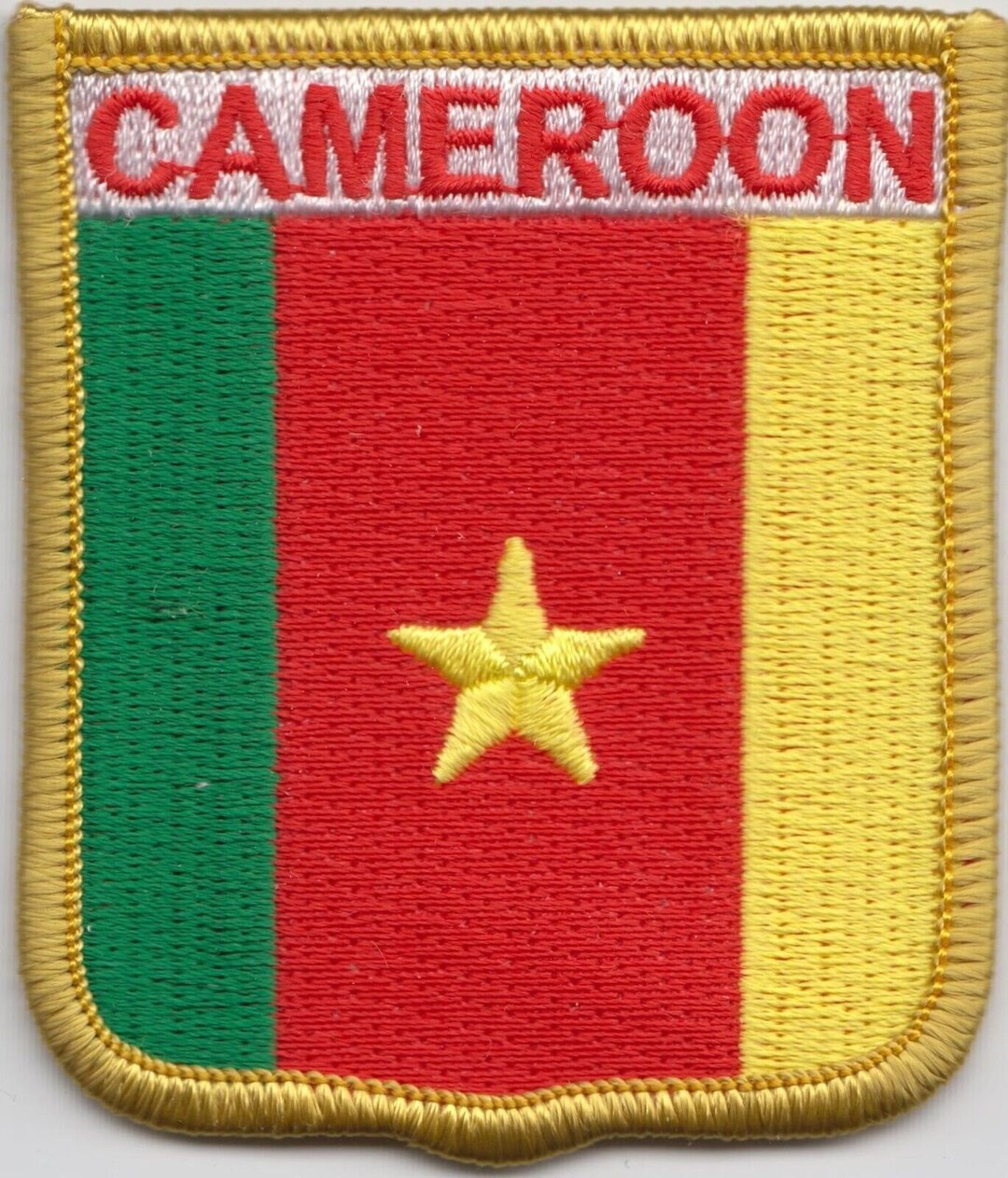 Cameroon Shield Embroidered Patch - Etsy