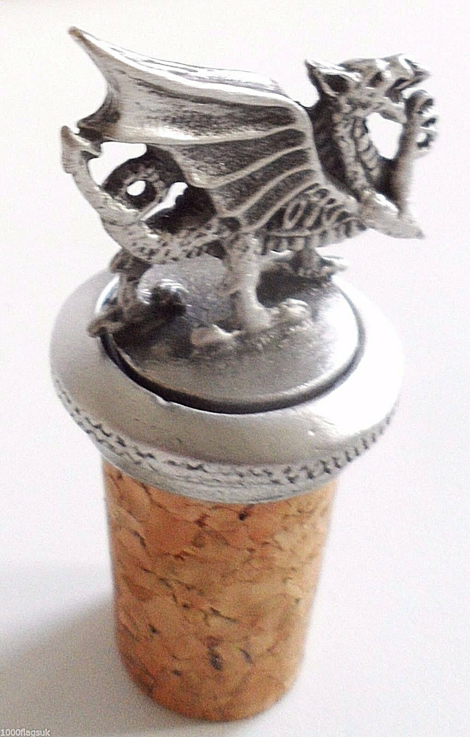 Wales Welsh Dragon Pewter and Cork Wine Bottle Stopper Hand - Etsy UK