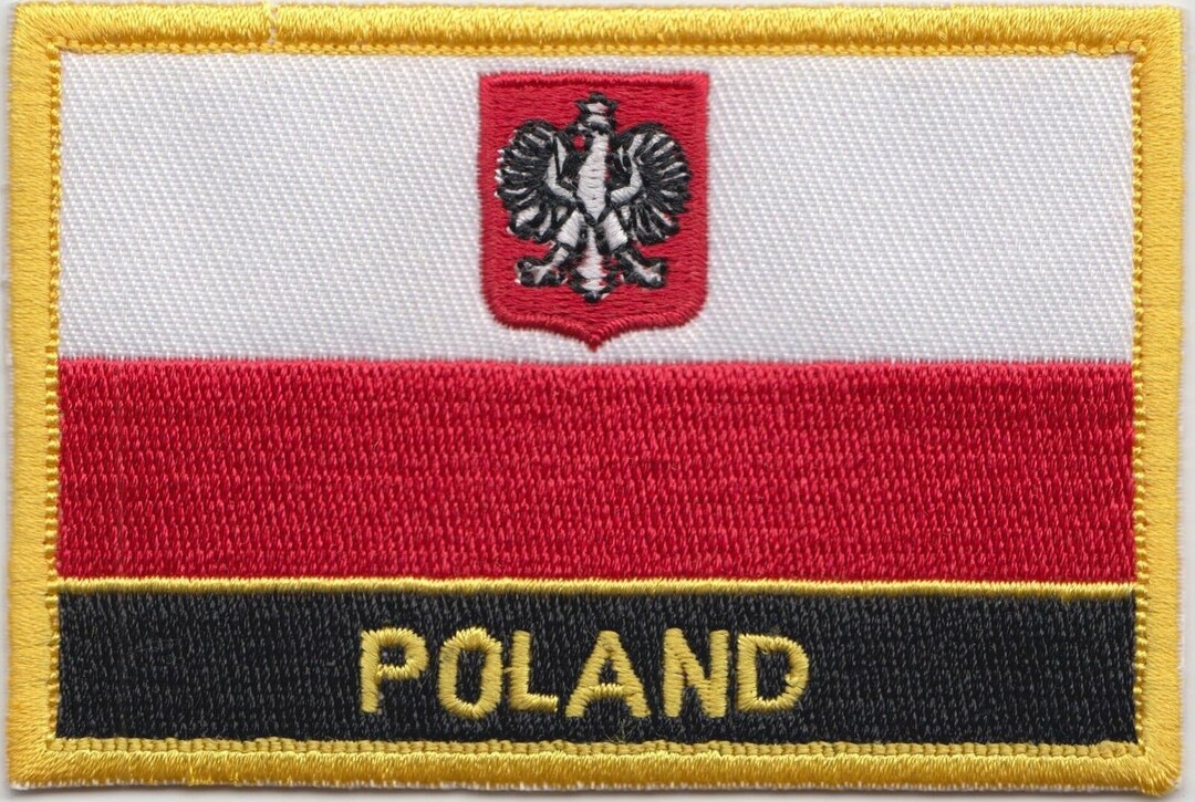 Poland Eagle Flag Rectangular Embroidered Patch - Etsy