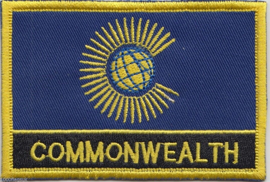 Commonwealth of Nations Flag Rectangular Embroidered Patch - Etsy