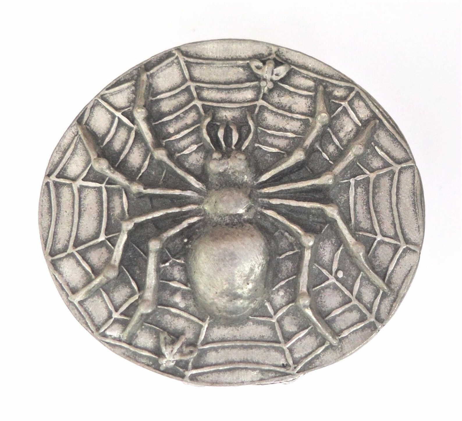 Spider on Her Web Small Pewter Trinket Box Hand Made in the - Etsy UK