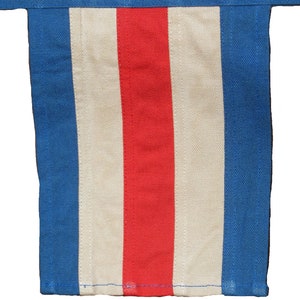 Nautical Signal Bunting - 40 Flags - Fully Sewn Cotton Aged & Vintage ...