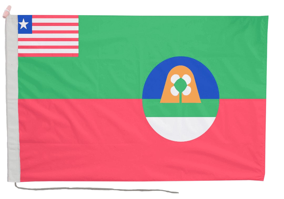 Margibi Flag With Eyelets or Rope and Toggle - Hand Made in the UK - Etsy