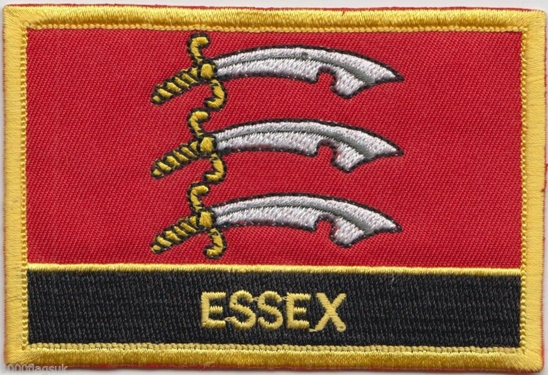 Essex County Flag Rectangular Embroidered Patch - Etsy