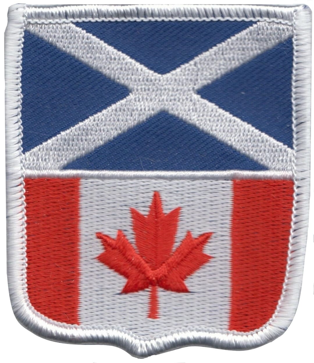 Scotland & Canada Friendship Flag Embroidered Patch - Etsy