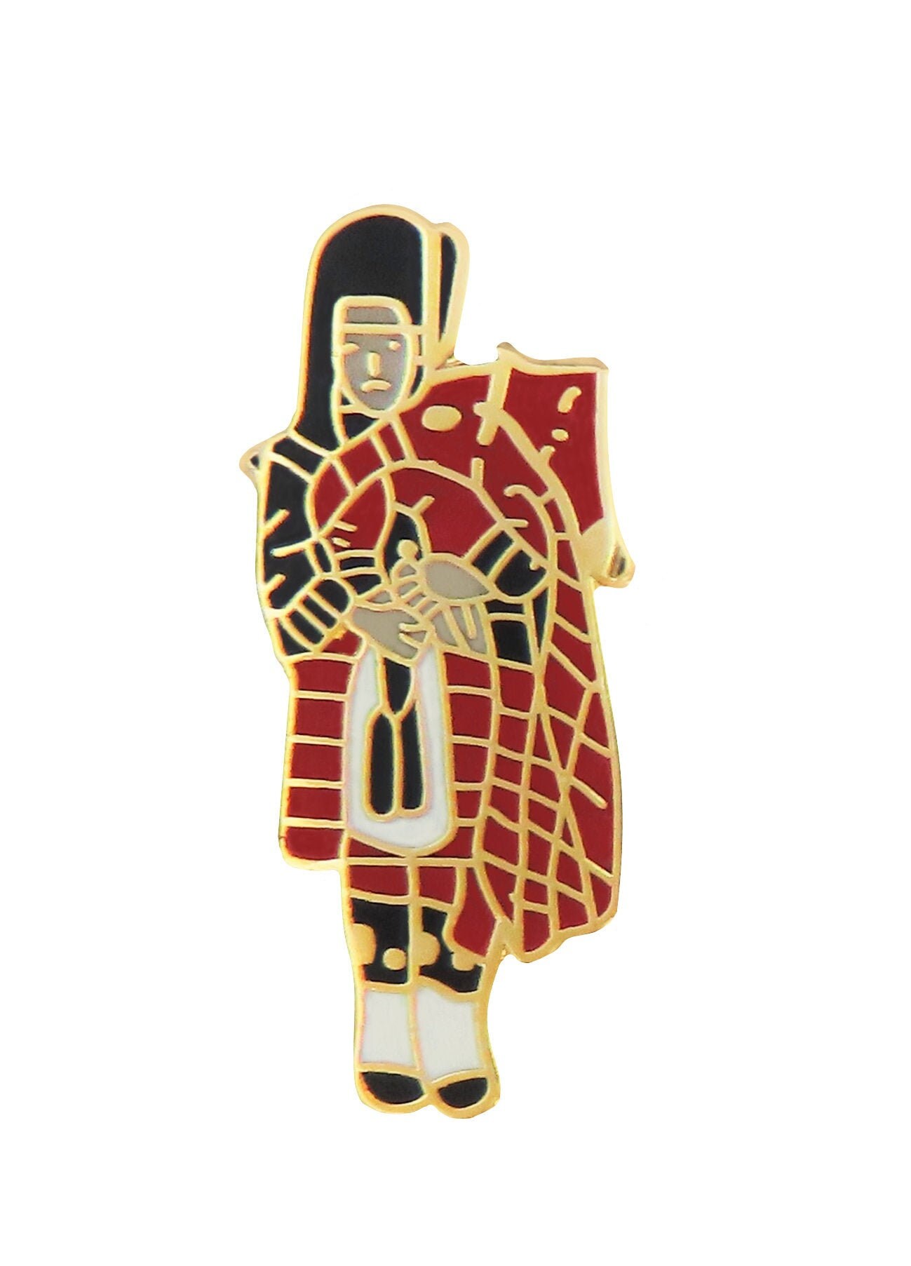 Scotland Bagpipes Player Piper Pin Badge - Etsy