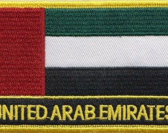 United Arab Emirates Flag Patch Iron / Sew on Clothes Bag UAE ...