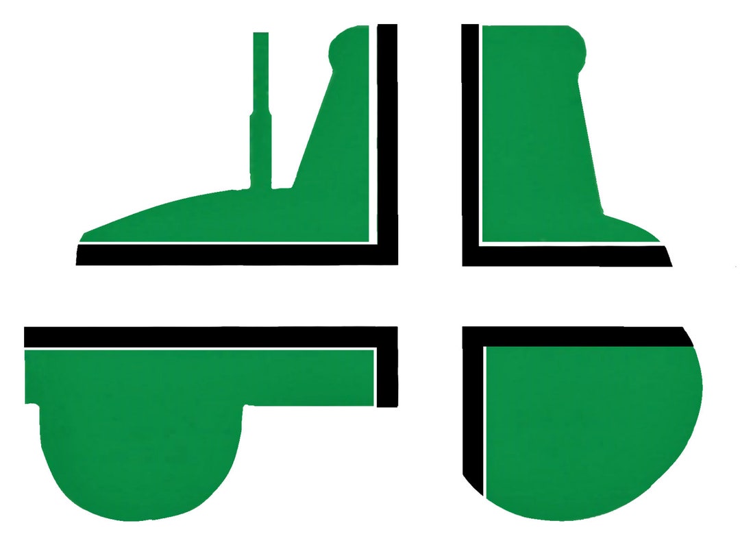 Devon County Flag Car Sticker Tractor (external) - Made in Devon, Sold ...