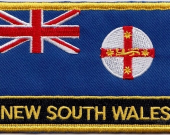 Vintage 1950s Sydney New South Wales Yellow and Blue Pennant Souvenir Flag - Etsy