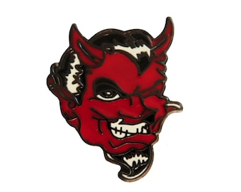 Devil Pin | Etsy