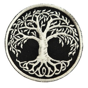 Yggdrasil the Tree of Life Round Embroidered Patch - Etsy