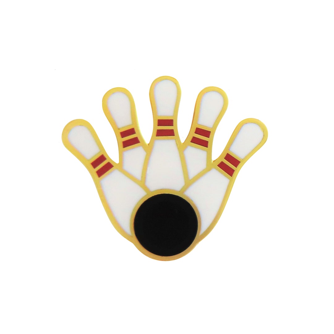 Ten-pin Bowling Pin Badge - Etsy