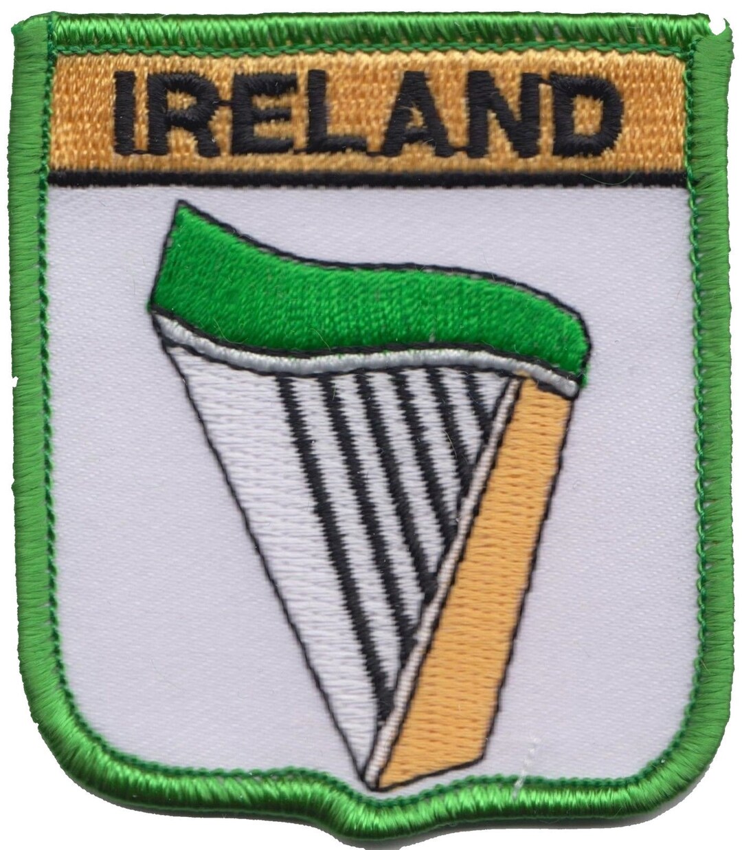 Ireland Harp Embroidered Patch - Etsy