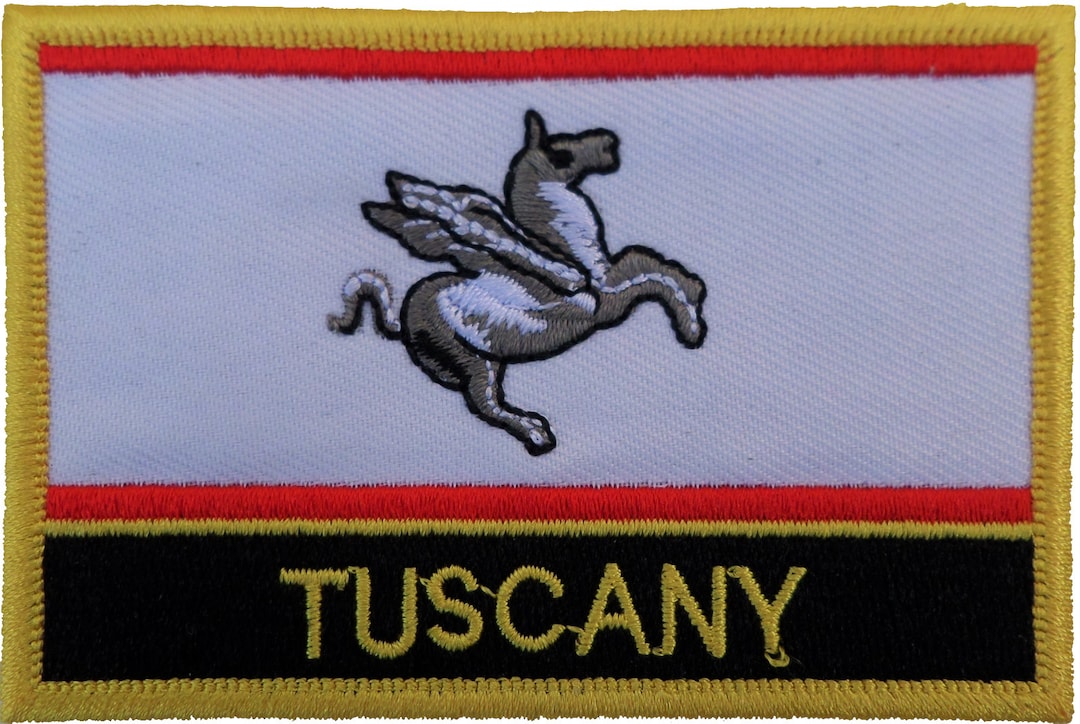 Tuscany Flag Rectangular Embroidered Patch - Etsy