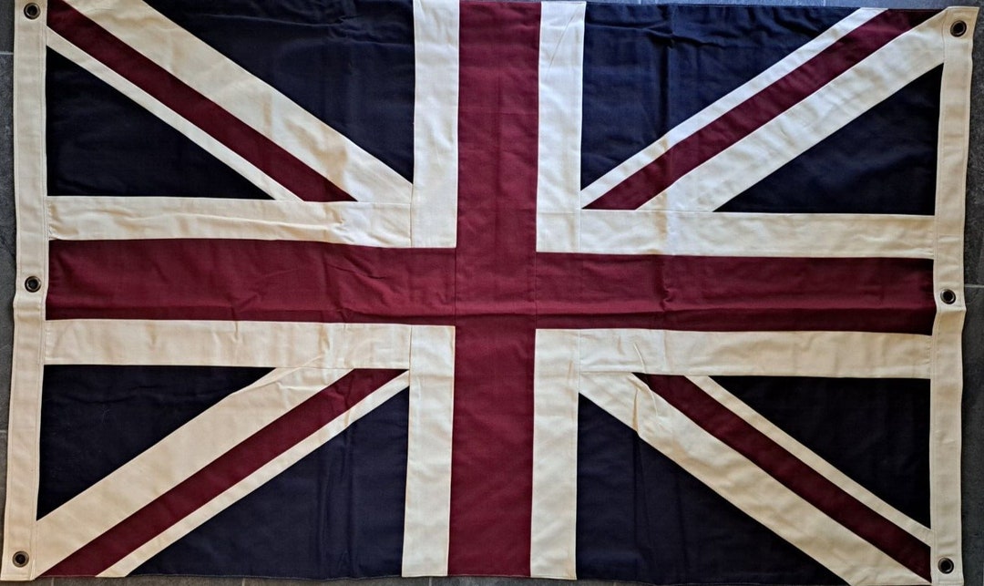 United Kingdom UK Union Jack Fully Sewn Cotton Flag - 152cm X 101cm - Etsy