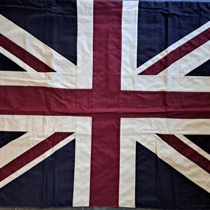 United Kingdom UK Union Jack Fully Sewn Cotton Flag - 152cm X 101cm - Etsy