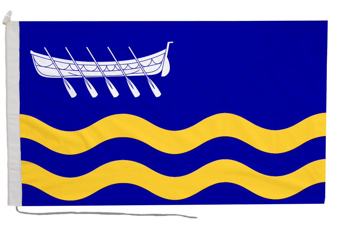 St Annes Flag With Eyelets or Rope and Toggle - Hand Made in the UK - Etsy