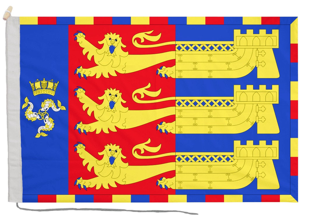 Lord Warden of the Cinque Ports Flag With Eyelets or Rope and Toggle ...