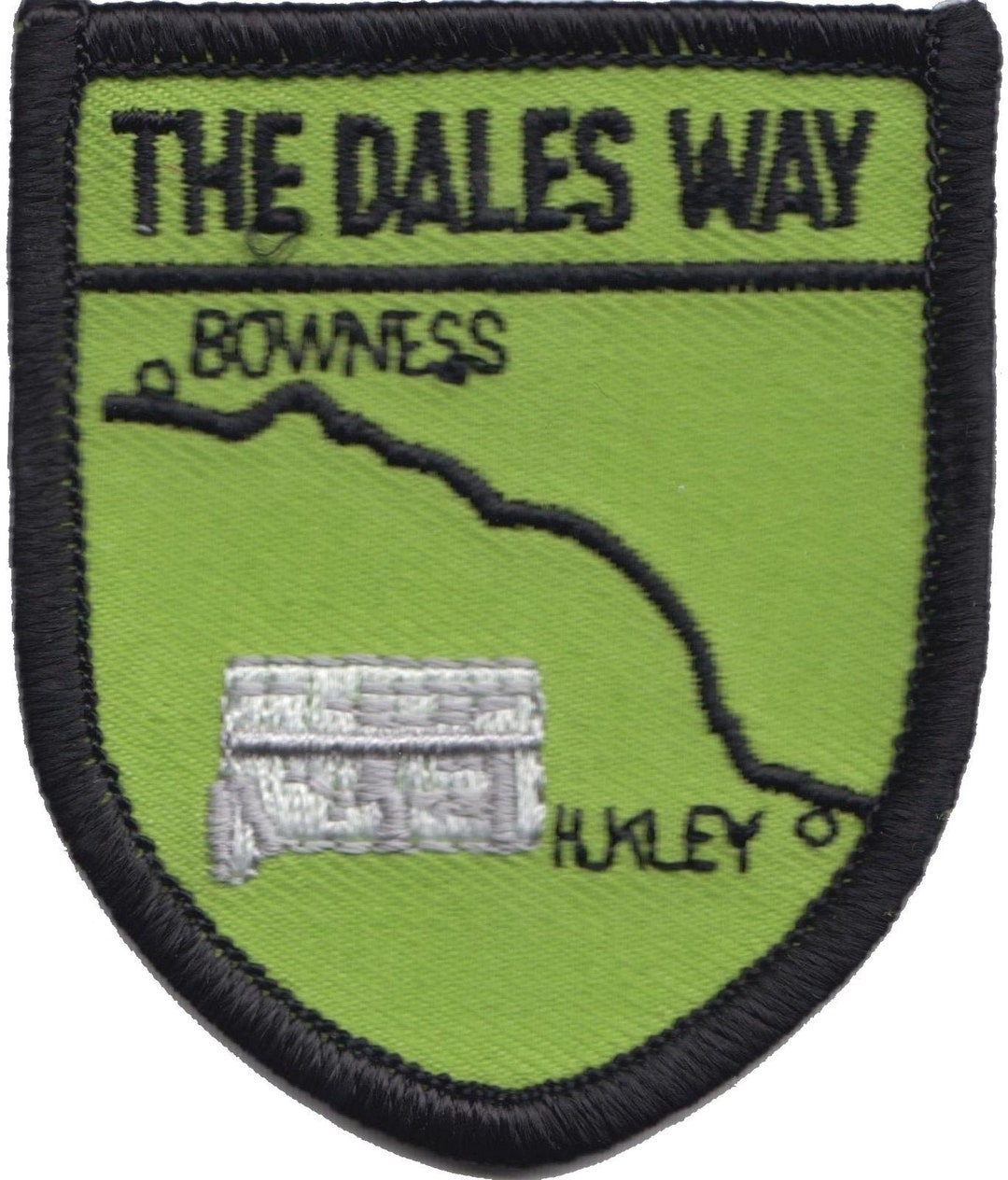 Dales Way Walk Embroidered Patch - Etsy