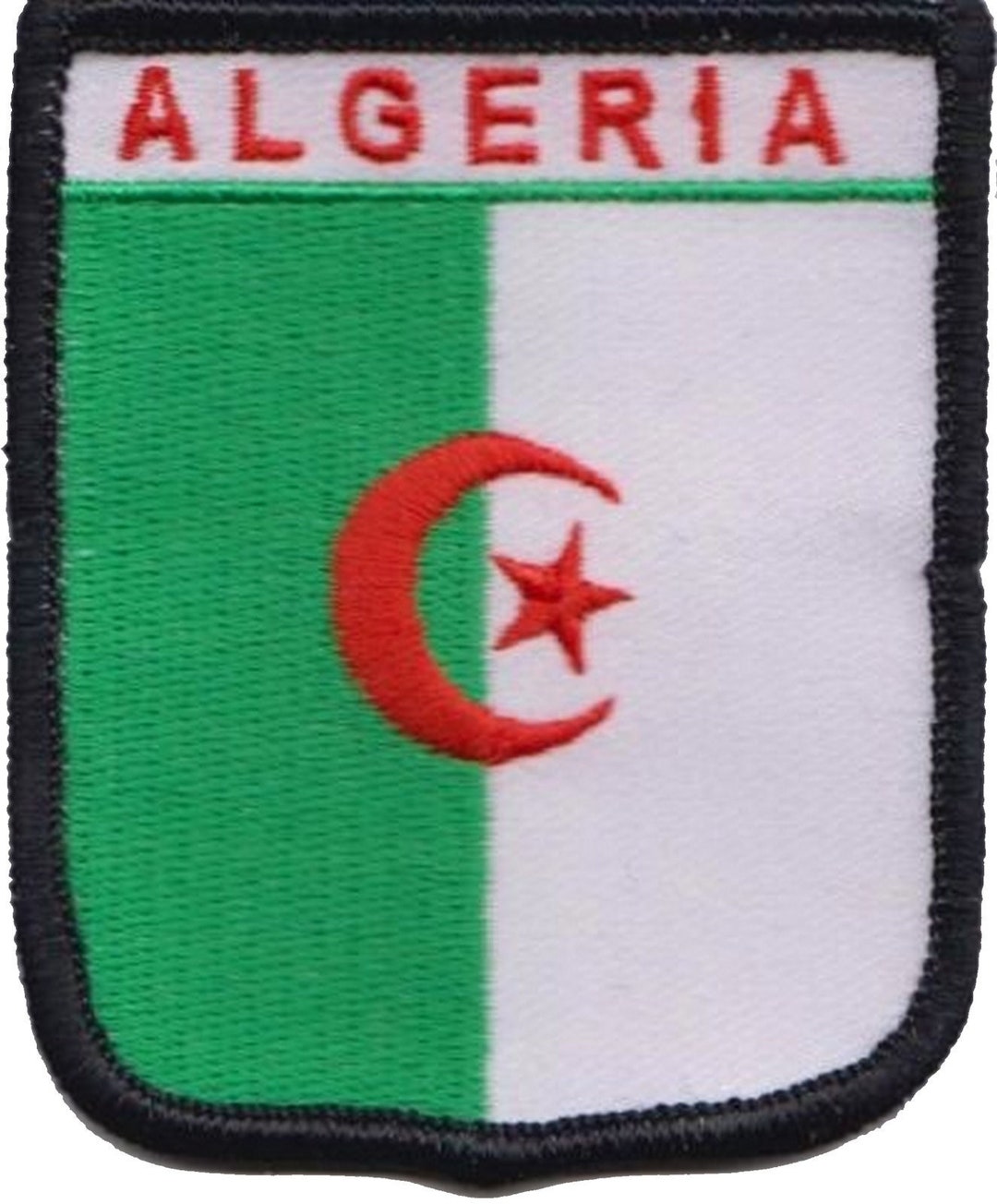 Algeria Flag Embroidered Patch - Etsy