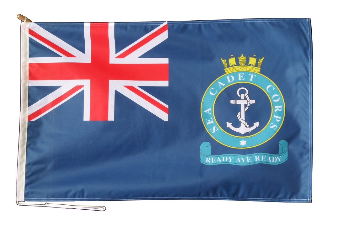 Sea Cadet Corps SCC Ensign Flag - Hand Made in the UK - Various Sizes ...