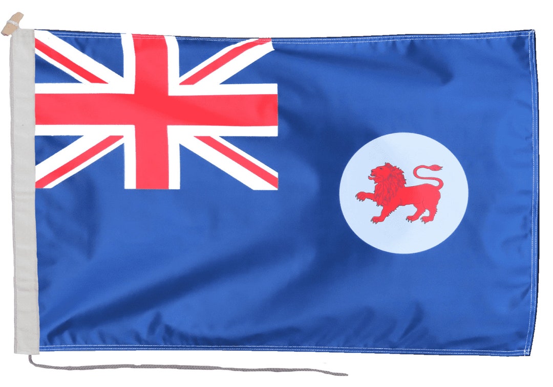 Tasmania Flag With Eyelets or Rope and Toggle - Hand Made in the UK - Etsy