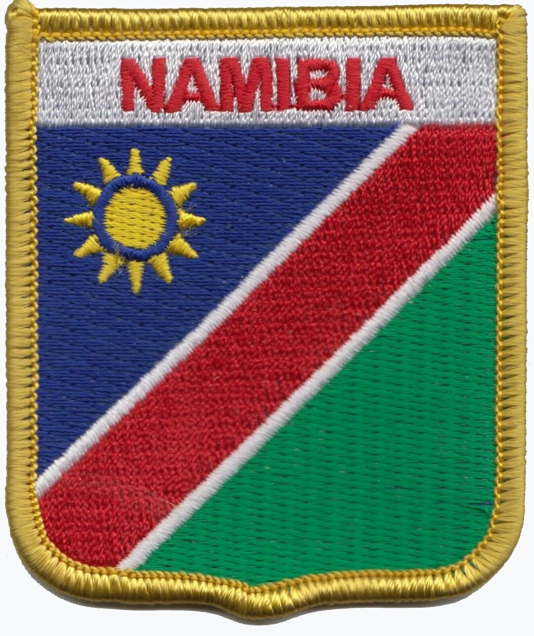 Namibia Shield Embroidered Patch - Etsy
