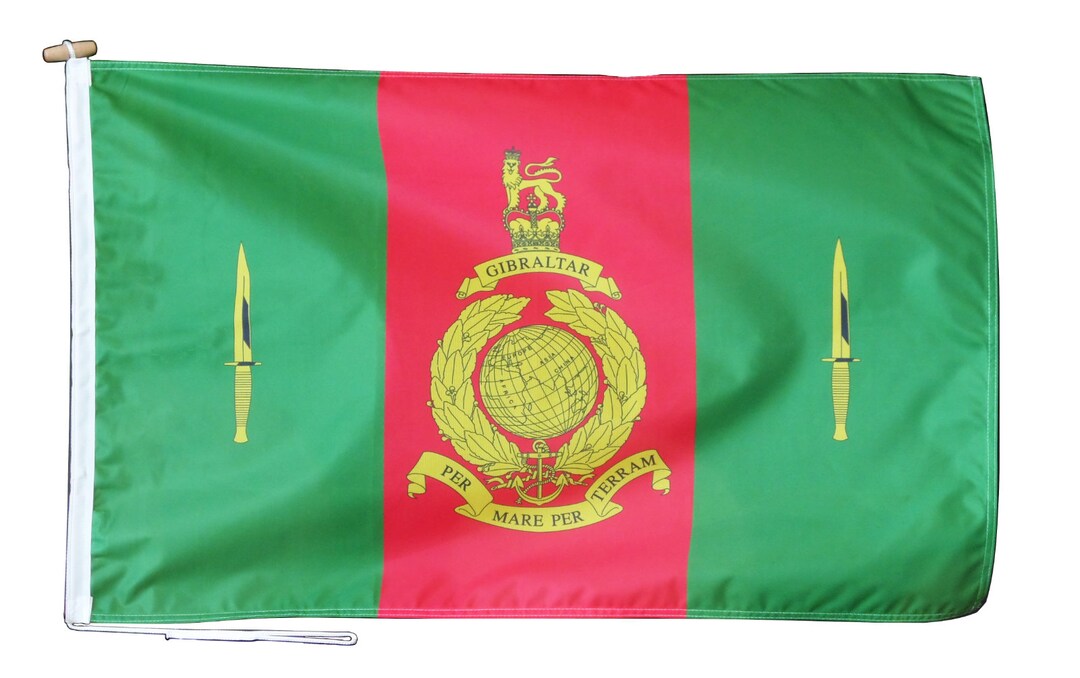 Commando Training Centre Royal Marines Flag - Hand Made in the UK ...