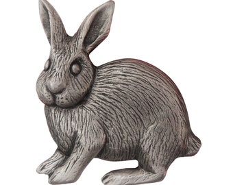 Pewter Rabbit - Etsy UK