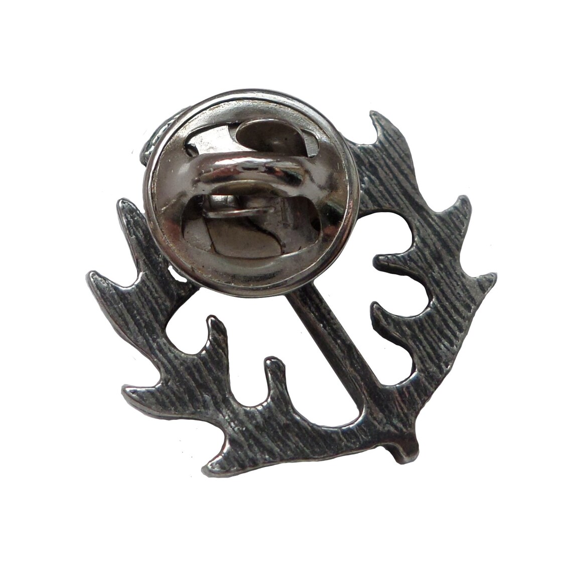 Scottish Thistle Stylised Pewter Pin Badge Hand Made in The | Etsy