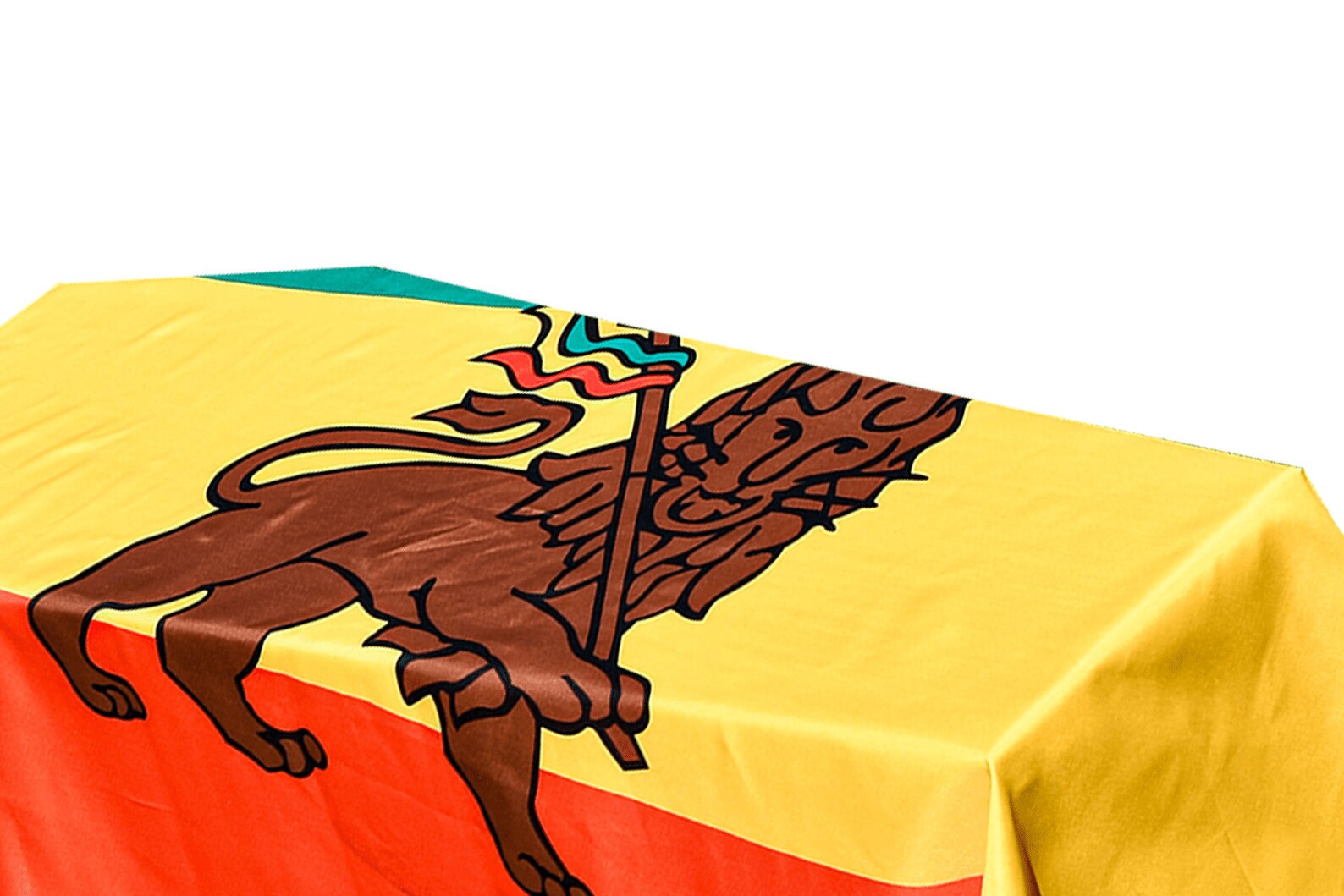 Ethiopia Lion of Judah Coffin Drape Flag - Quick Dispatch - Etsy